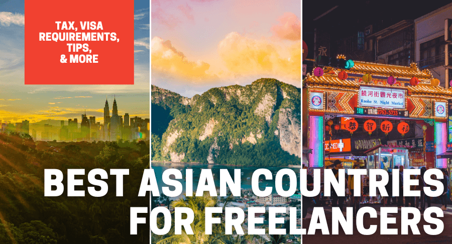 5 Best Asian Countries for Freelancers 2025 (TAX AND MORE)